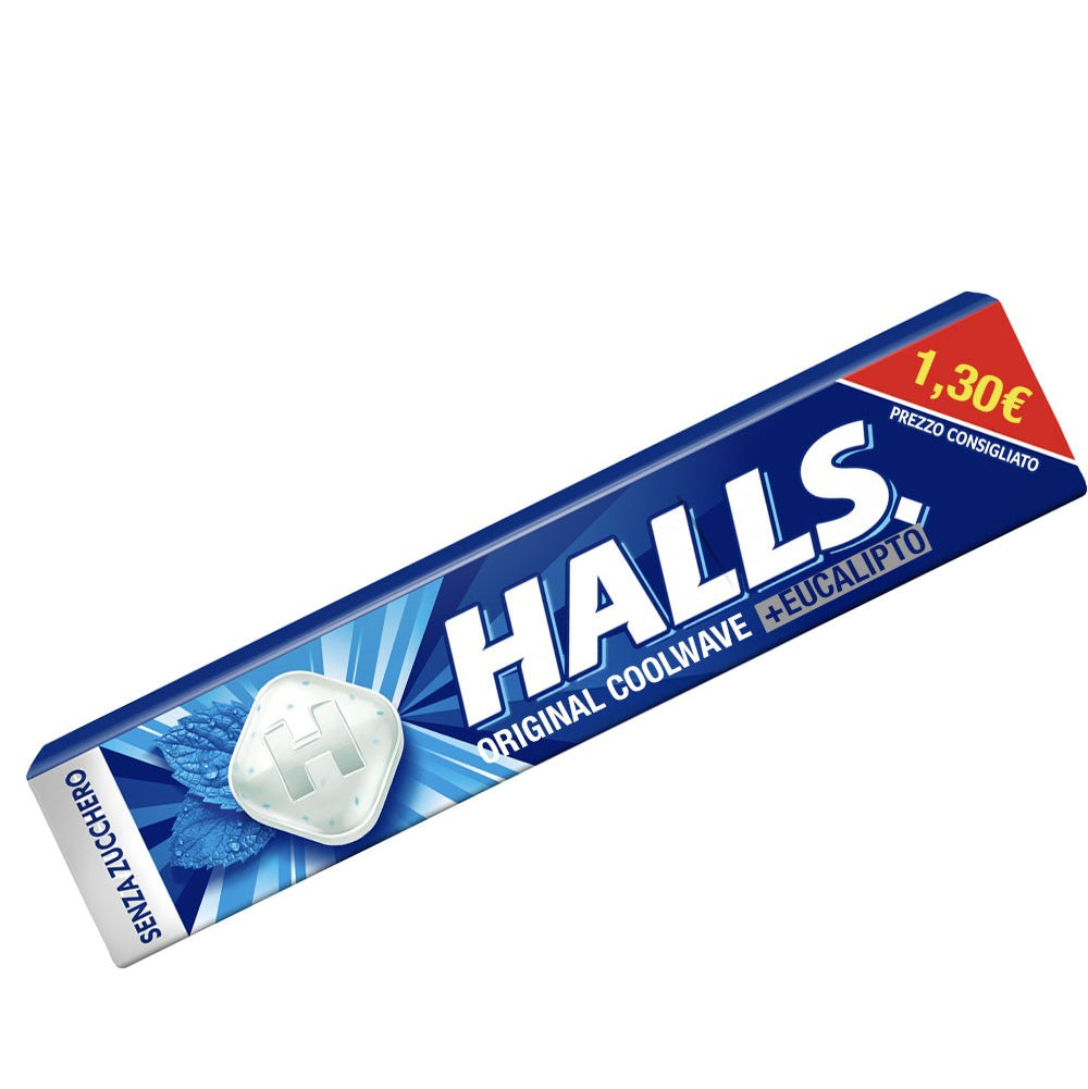 Halls Senza Zucchero Coolwave Originale - 20Pz – Snack e Sfiz Ingrosso